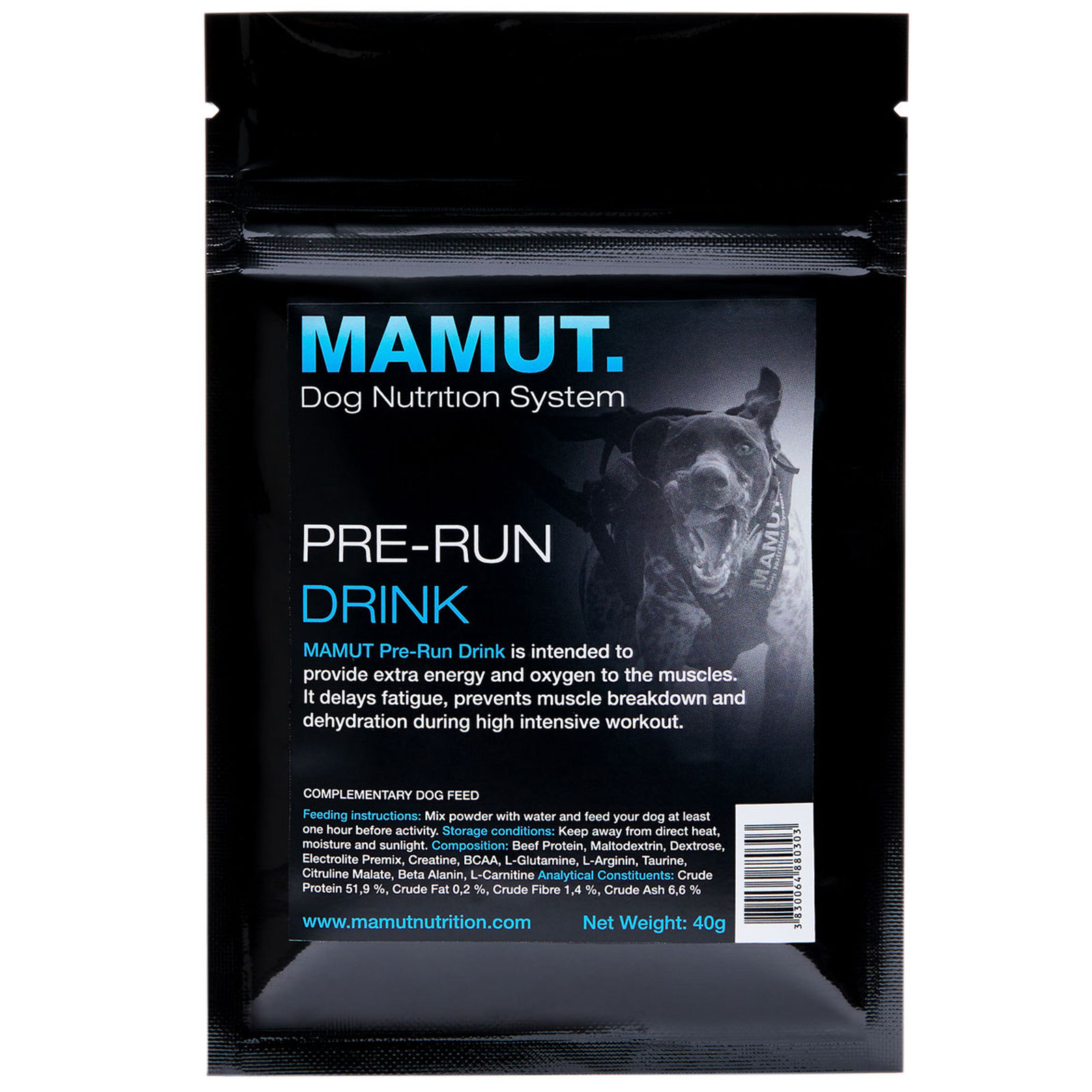 Mamut COMPLETE PRE-RUN DRINK 40g | Nahrungsergänzung | Lauflust.de